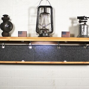 Floating Shelf With Hidden Gun Storage and Personalized Key! Gun ...