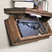 Floating Shelf With Hidden Gun Storage and Personalized Key, 23 Inch ...