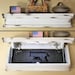 Floating Shelf With Hidden Gun Storage and Personalized Key 23 in ...
