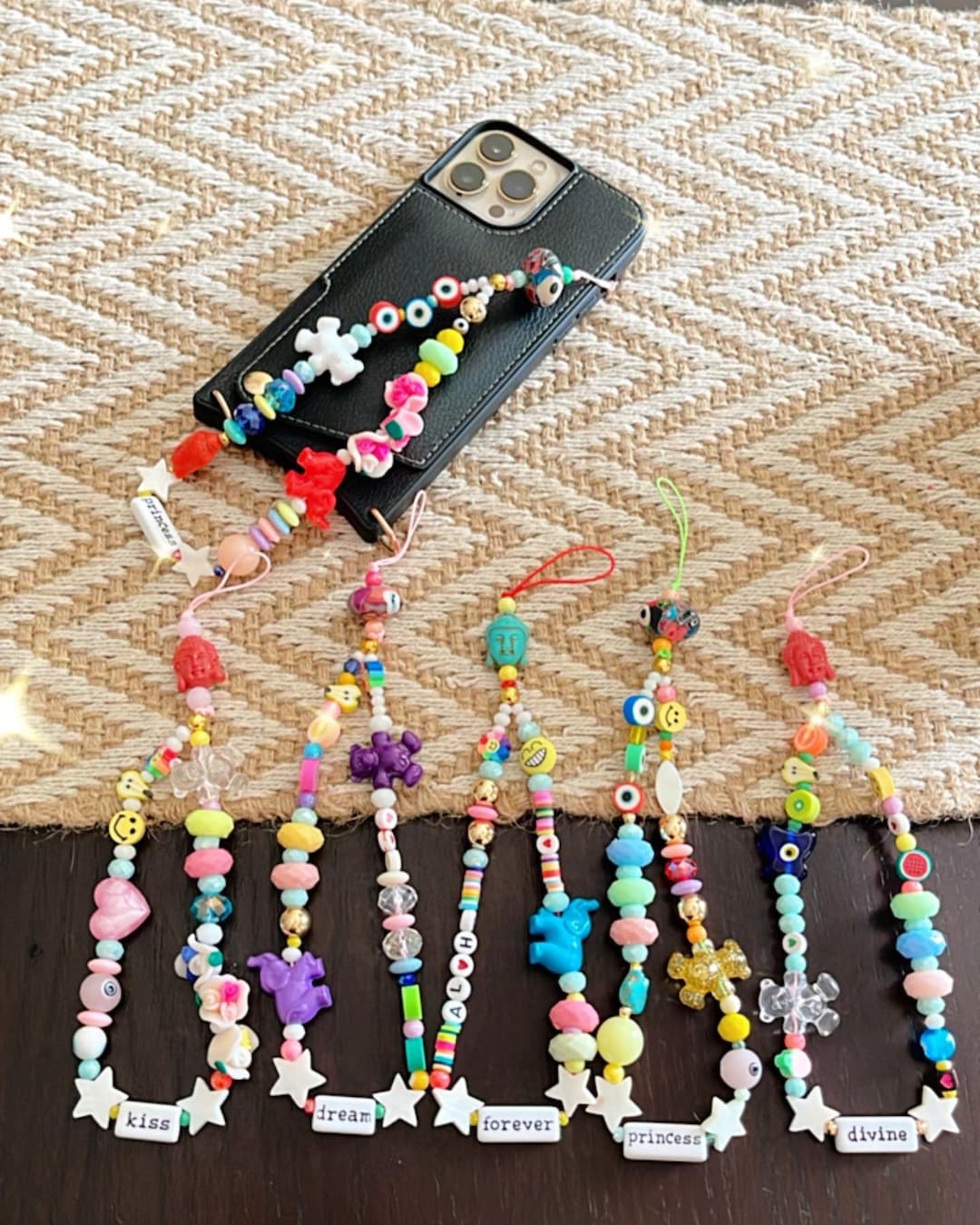 Phone Strap Handmade-full Color Handmade Strap for Phone strip for ...