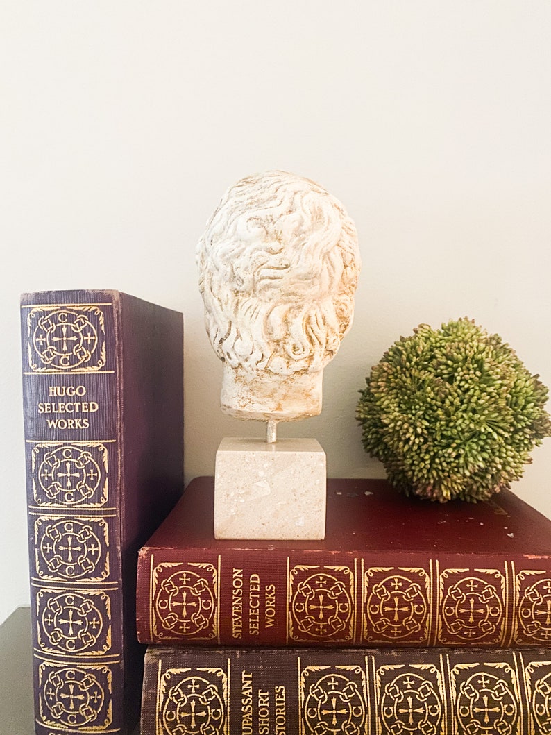 Neoclassical Small Bust of David Plaster Vintage Bust of - Etsy