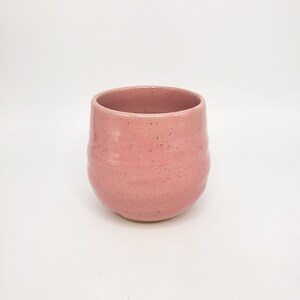 Handmade Ceramic Speckled Mug - Small Dark Pink, Light Pink, Yellow ...