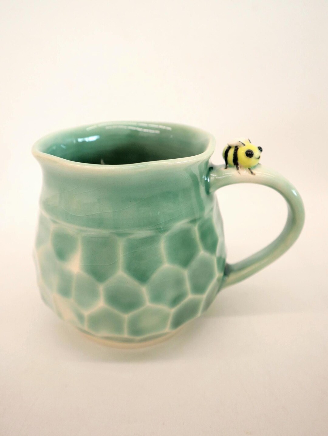 Bee and Bee Hive Inspired Ceramic Mug With Handle - Etsy