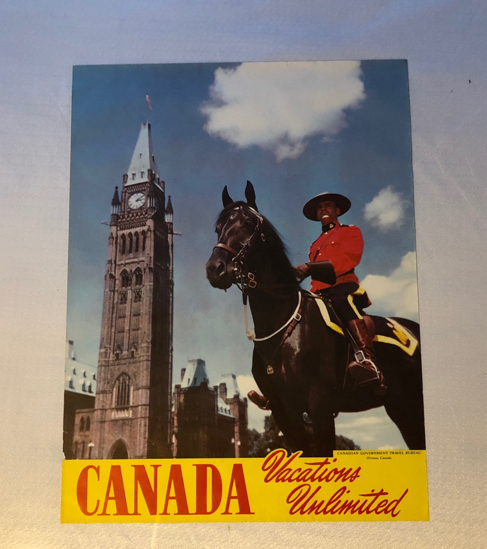 Antique Canada Tourism Poster 1960's - Etsy UK