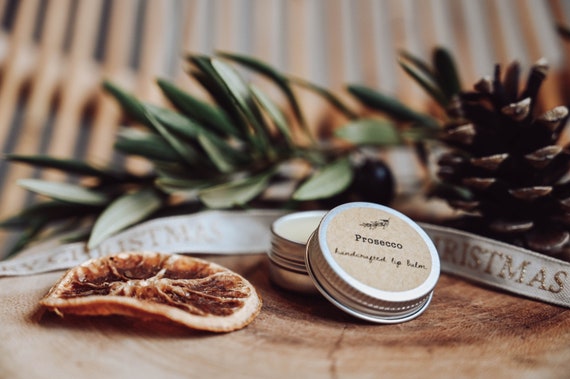 Prosecco Lip Balm Sustainable Natural Gift Mother | Etsy
