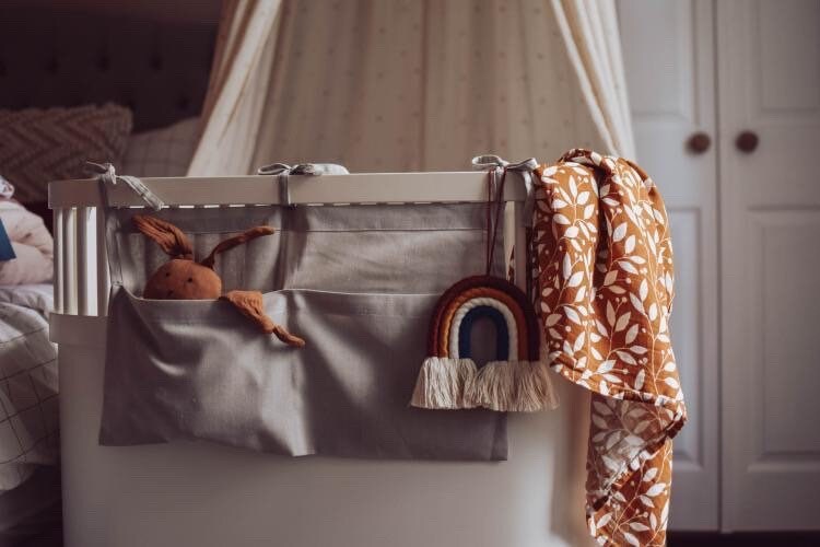 Cot Organiser Nursery Organiser Cot Caddy Cot Storage | Etsy