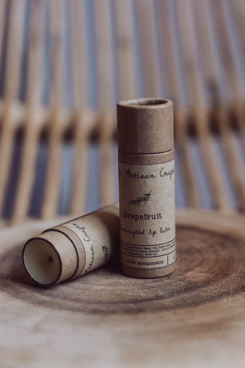 15 Ml Grapefruit Lip Balm Organic Sustainable Natural Gift - Etsy