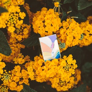 Palm Tree Sunset Enamel Lapel Pin / Los Angeles California Gift ...