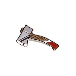 Hatchet Axe Enamel Lapel Pin Badge / Vintage Autumn Inspired - Etsy