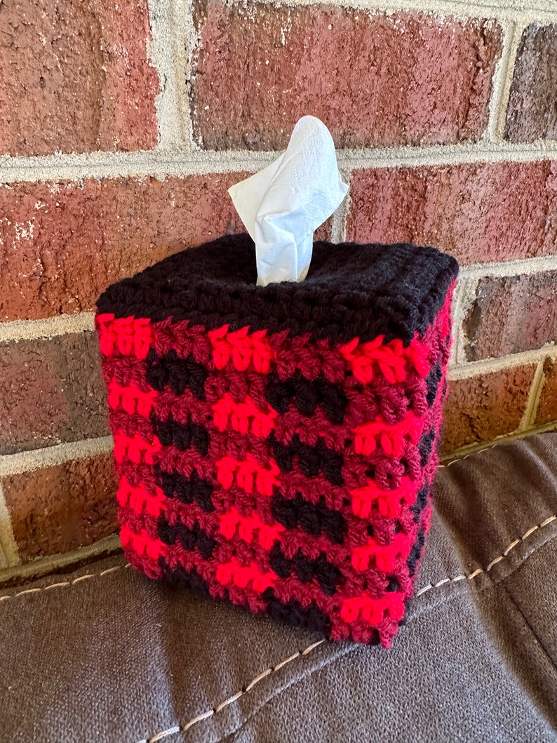 Buffalo Plaid Tissue Box Cover PDF Digital Pattern, Rilla2u - Etsy