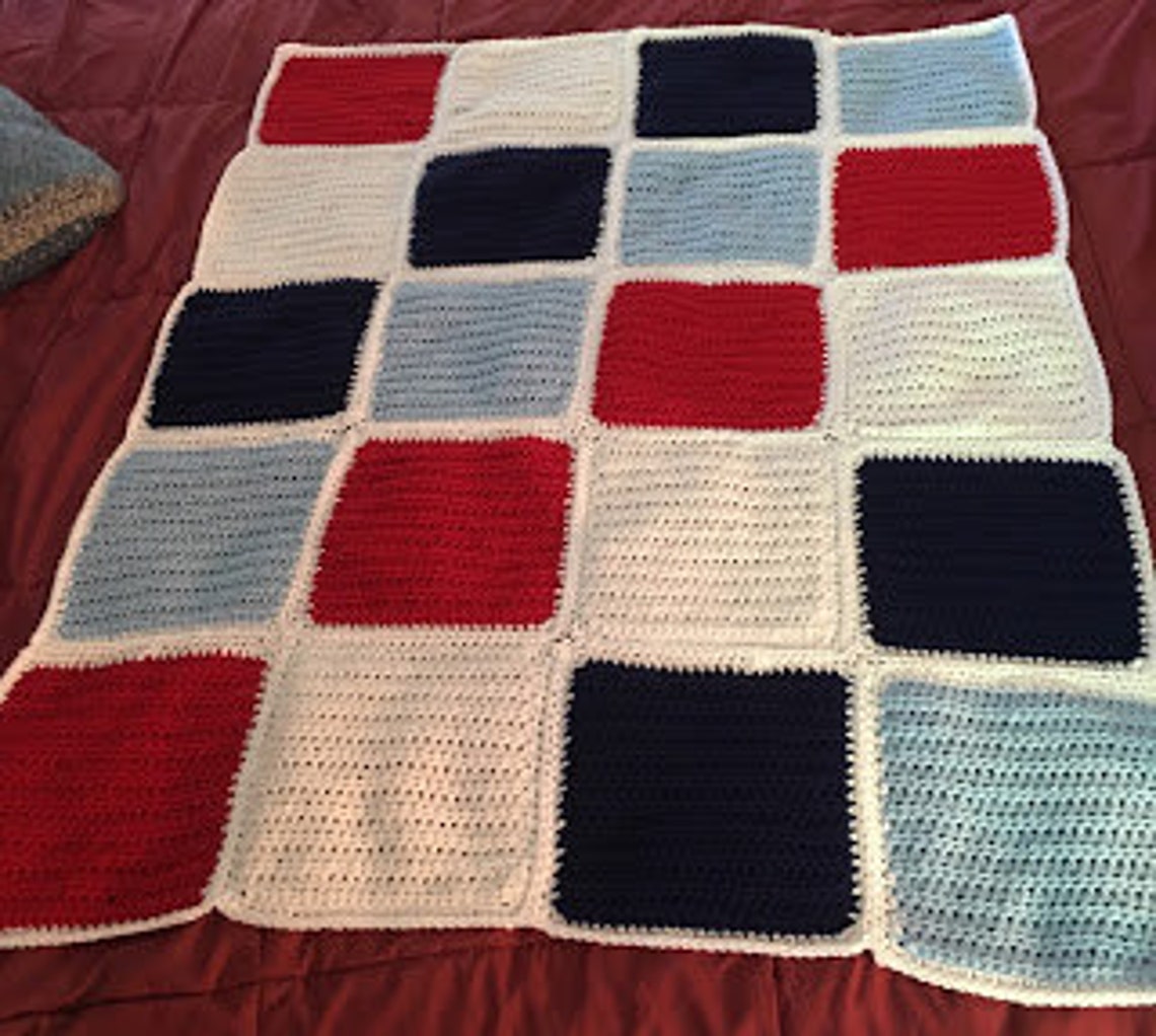 Crochet Toddler Baseball Blanket Pattern - Etsy