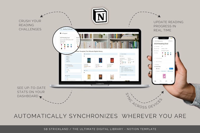 The Ultimate Digital Library - Notion Template - Etsy