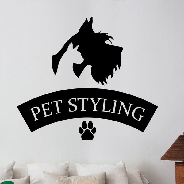 Grooming Salon Window Decal - Etsy