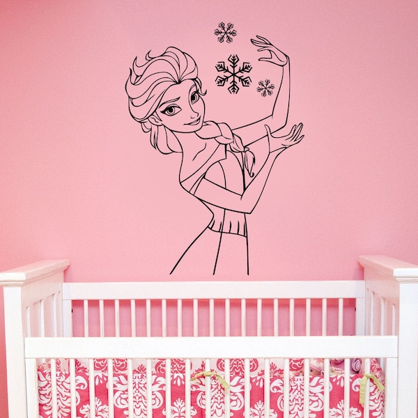 Elsa Wall Decal - Etsy