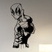 Deadpool Wall Decal Vinyl Sticker Superhero Wall Art Gift Mural ...