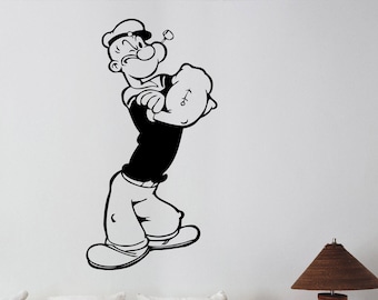 Popeye Vinyl Decal - Etsy