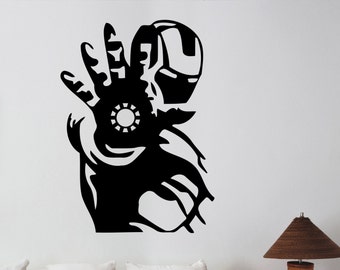 Iron Man Wall Decal | Etsy