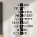Education Wall Decal Vinyl Sticker Inspirational Words Lettering ...