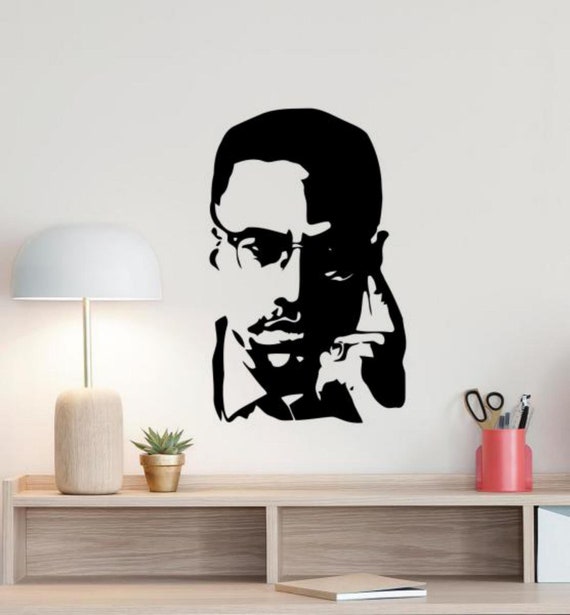 Malcolm X Stencil