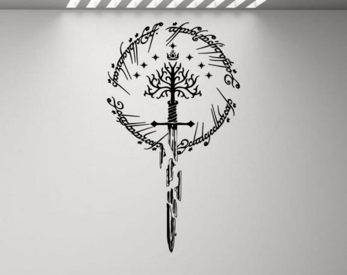 Gandalf's Mark Window Decal, Lord of the Rings Inspired Car Decal, Lotr ...