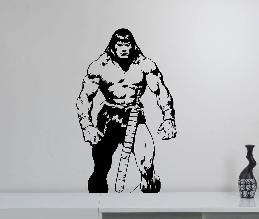 Conan the Barbarian Wall Decal Vinyl Sticker Gladiator Comics Superhero ...