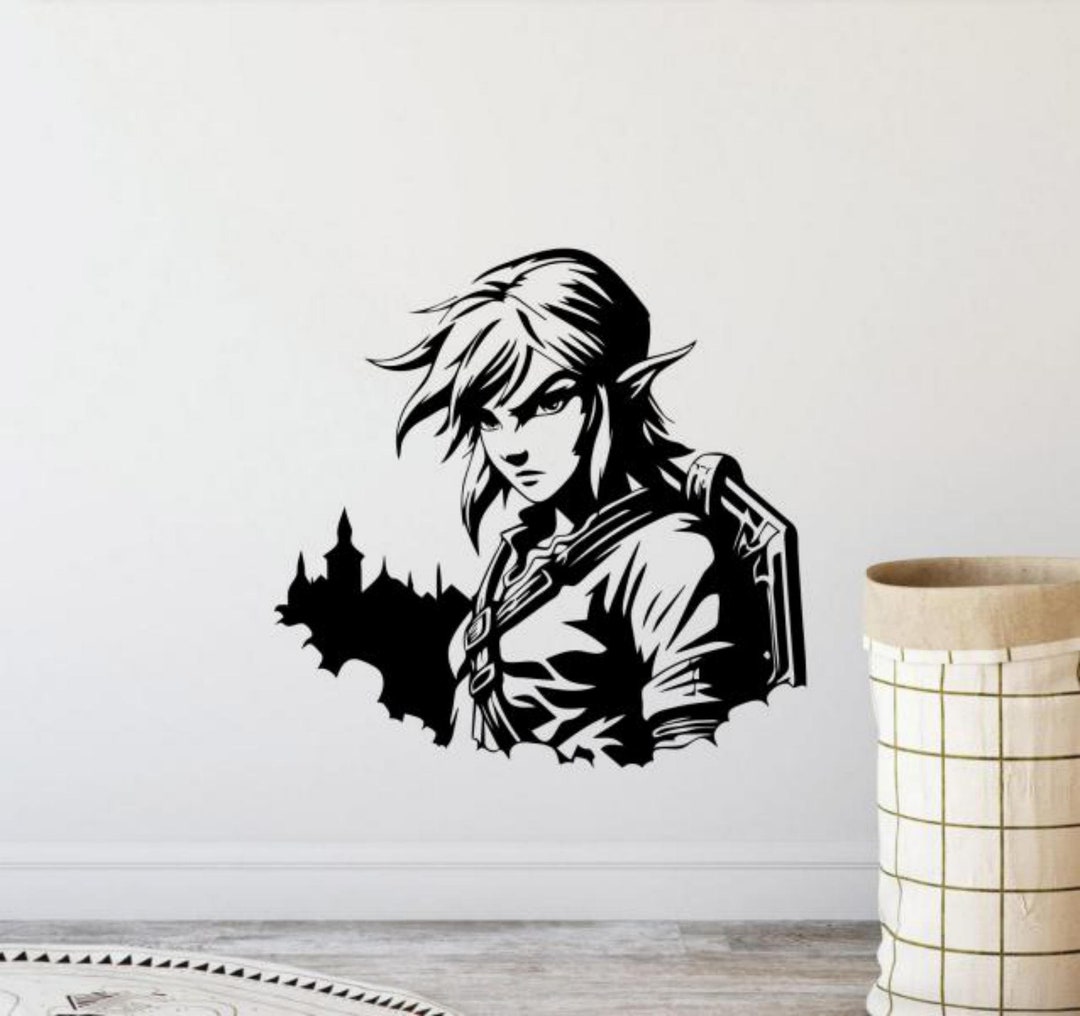 Link Wall Decal Vinyl Sticker Link Wall Art Gift Wall Decor Poster Sign ...