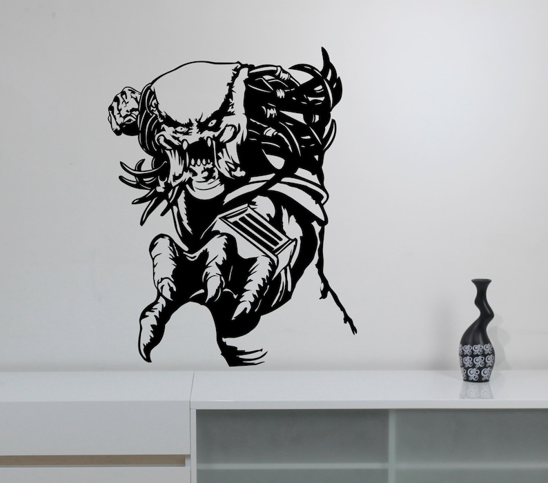 Predator Wall Sticker Removable Vinyl Decal Horror Alien Movie | Etsy