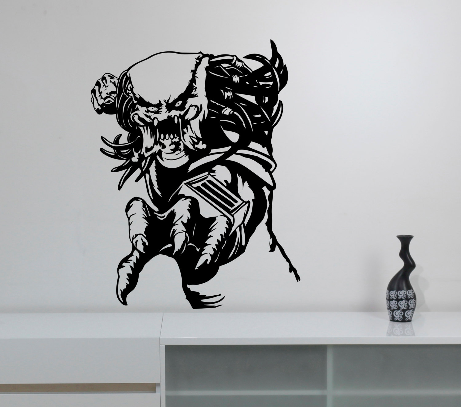Predator Wall Sticker Removable Vinyl Decal Horror Alien Movie | Etsy