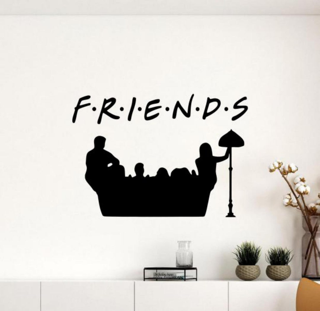 Friends Wall Decal Vinyl Sticker TV Show Wall Art Gift Movie Theater ...