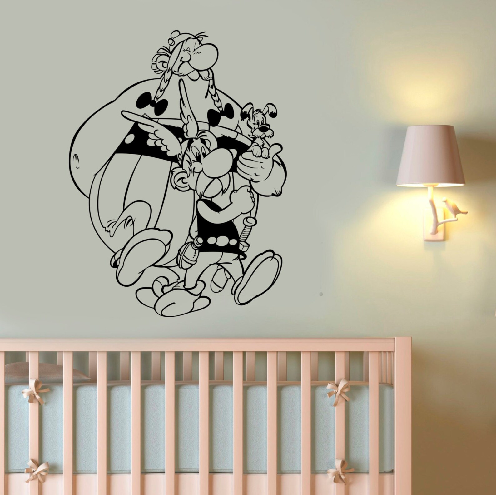 Asterix and Obelix Wall Art Decal Vinyl Sticker French Comics Movie ...
