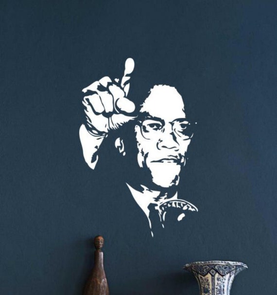 Stencil Malcolm X
