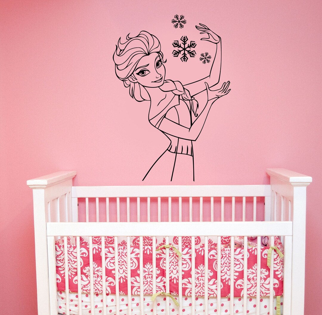 Queen Elsa Wall Decal Vinyl Sticker Frozen Princess the Snow Queen Wall ...