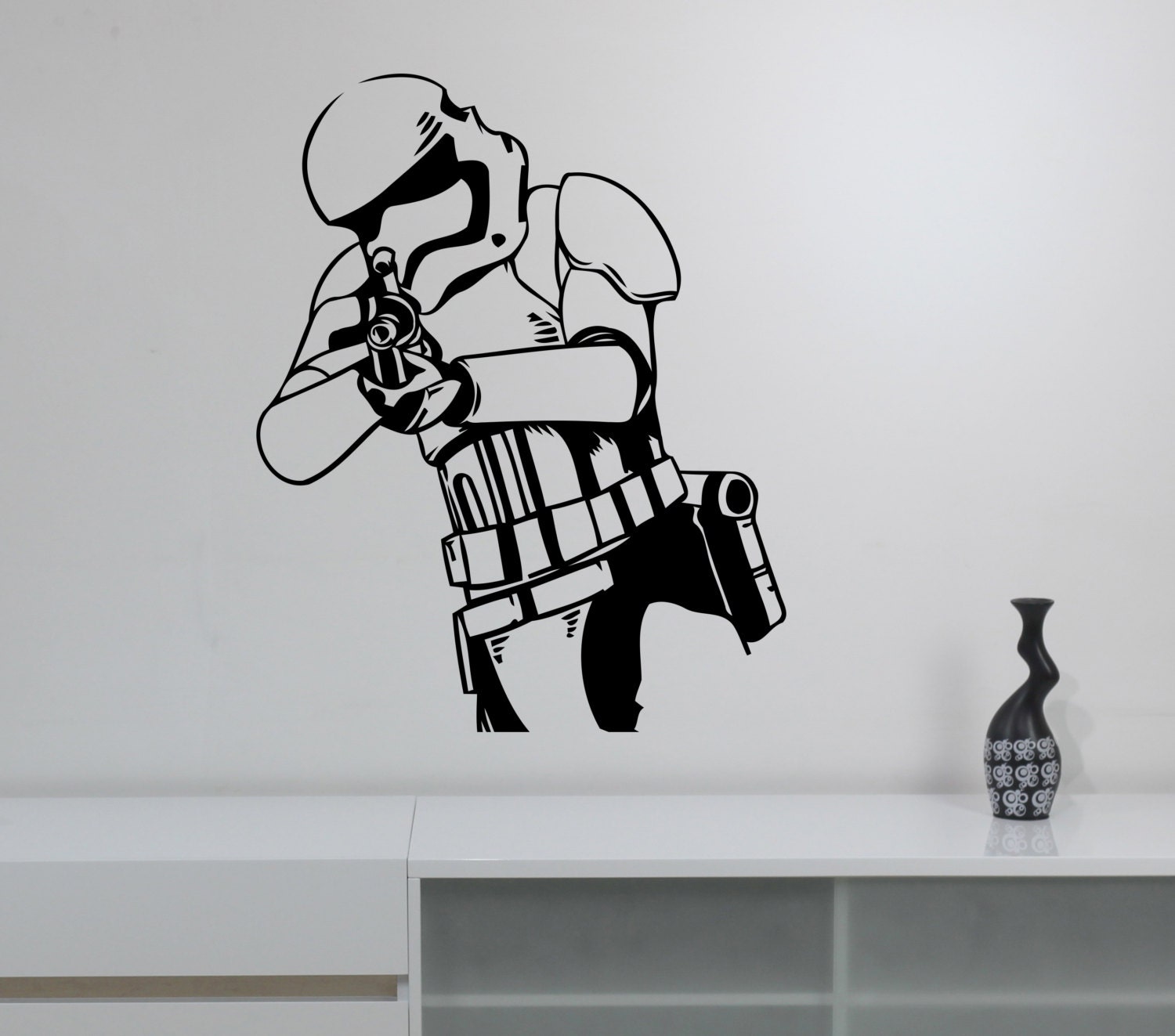 Stormtrooper Vinyl Decal Star Wars Wall Sticker Soldier Art Decorations ...