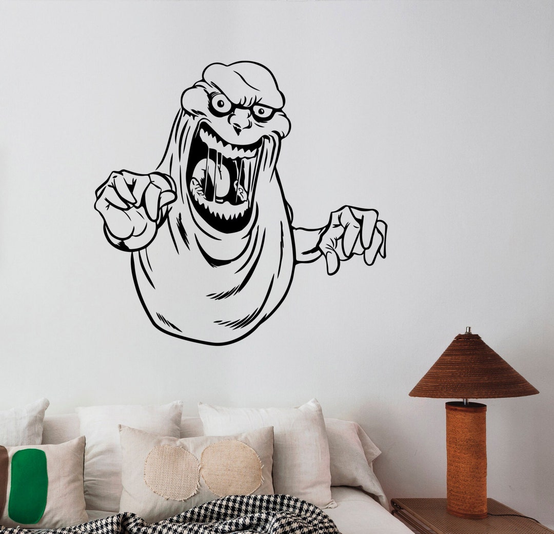 Ghostbusters Slimer Sticker Vinyl Decal Movie Wall Art Decorations for ...