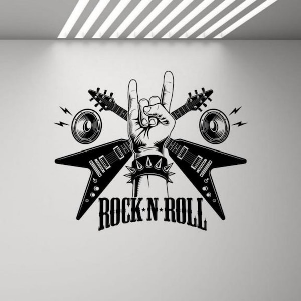Rock N Roll Wall Art - Etsy
