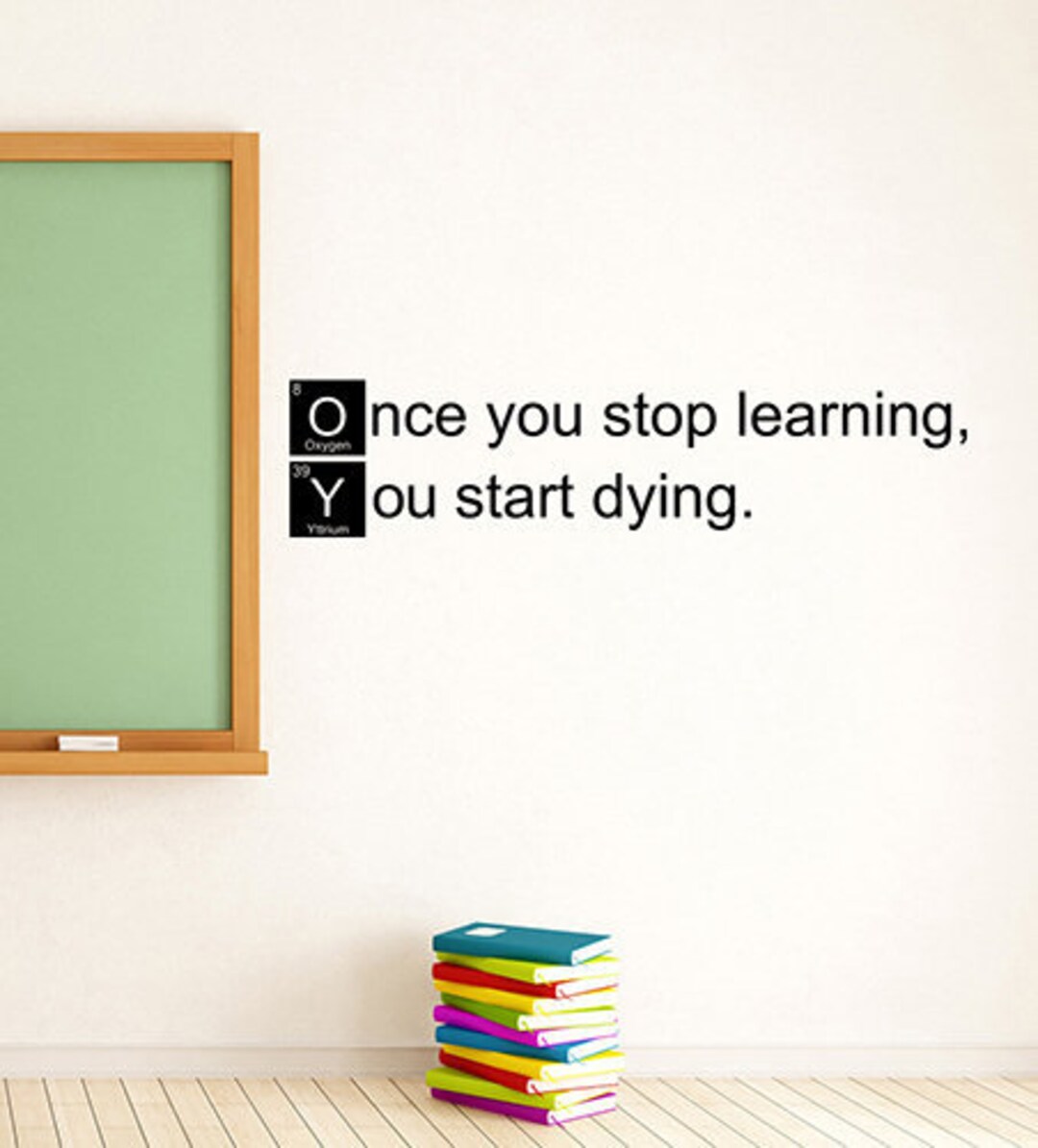 Scientist Quote Wall Decal Chemistry Periodic Table Elements Sticker ...