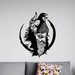 Odin Wall Decal Vinyl Sticker Viking Wall Art Fan Gift Norse Decor ...