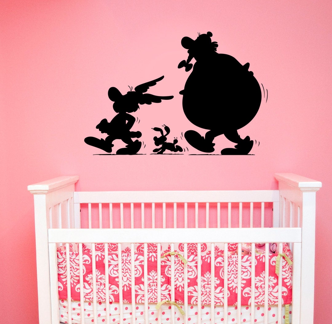 Asterix and Obelix Wall Sticker Vinyl Decal Gift Comics Movie Art ...