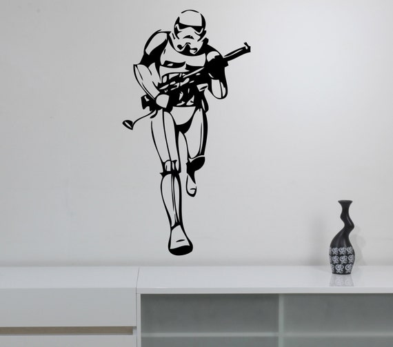 Storm trooper Wall Decal Vinyl Sticker Star Wars Art | Etsy