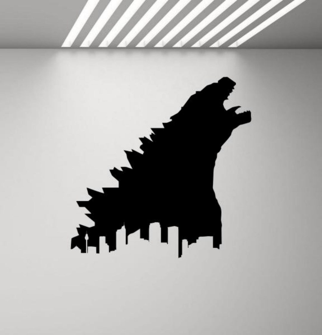 Godzilla Wall Decal Vinyl Sticker Movie Monster Wall Art Home Theater ...