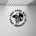 The Cool Kid Just Showed up Wall Decal Vinyl Sticker Funny Skull Wall ...