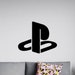 PS Logo Decal Vinyl Wall Sticker Gamer Wall Art Video Game Gift Wall ...