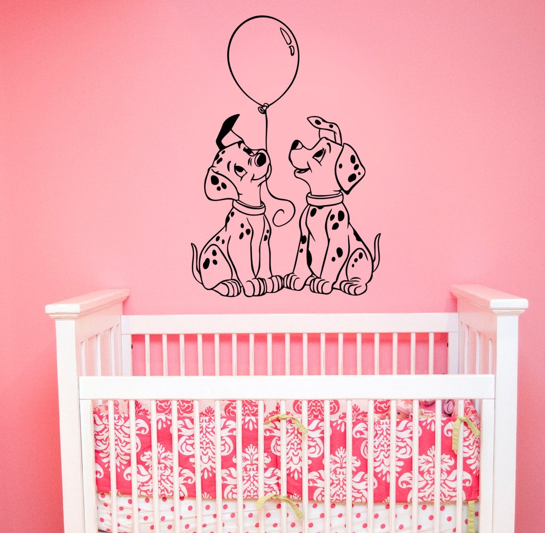 Dalmatians Wall Decal Vinyl Sticker Cartoon Poster Decorations Home ...