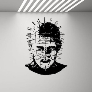 Pinhead Wall Decal Vinyl Sticker Scary Movie Maniac Killer Wall Art ...