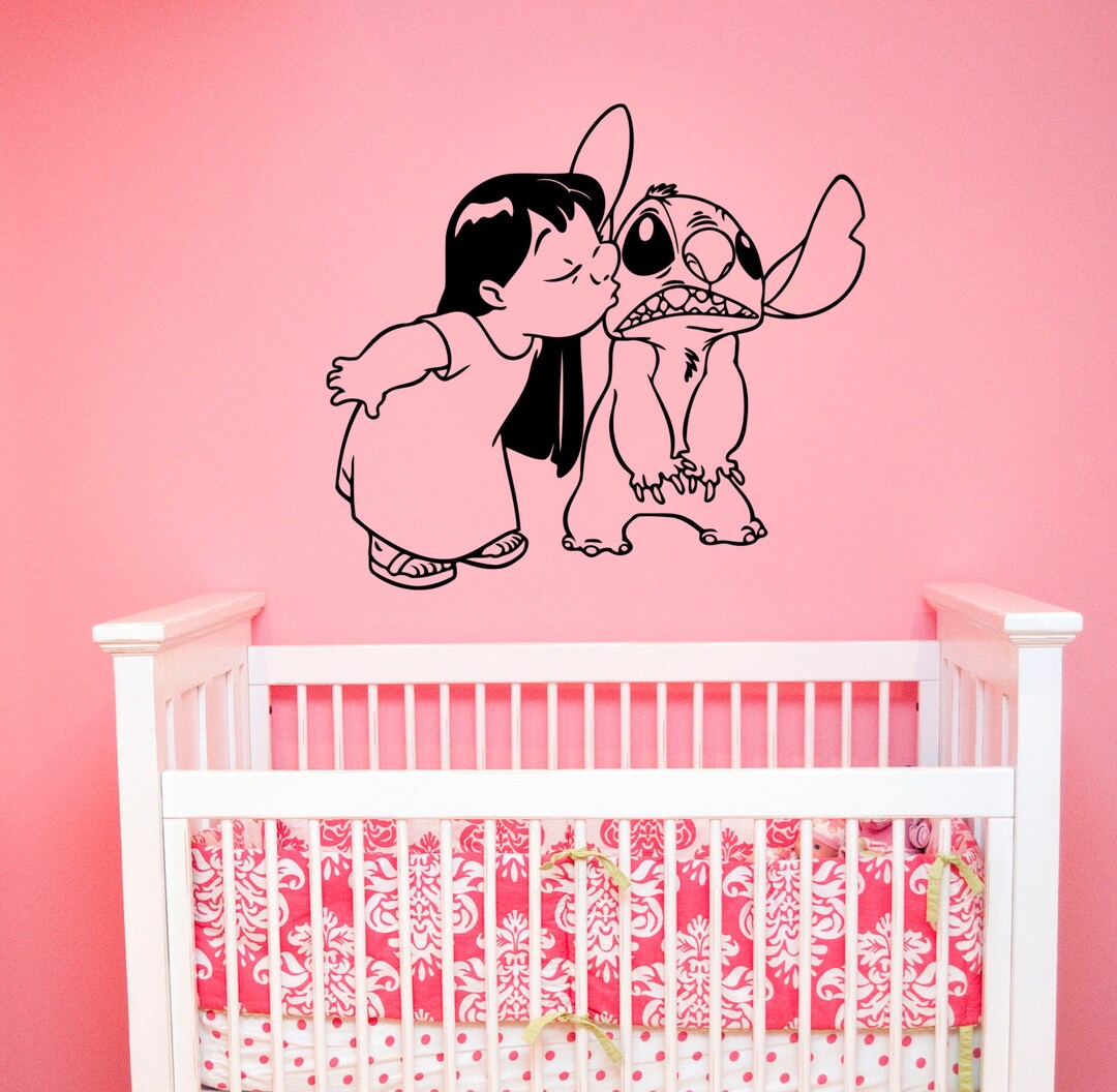 Lilo and Stitch Wall Decal Vinyl Sticker Disney Wall Art - Etsy Australia