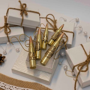 Bullet Christmas Tree Ornament, Manly Holiday Decoration, 2nd Amendment ...