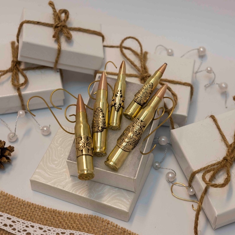 Bullet Christmas Tree Ornament Manly Holiday Decoration 2nd - Etsy