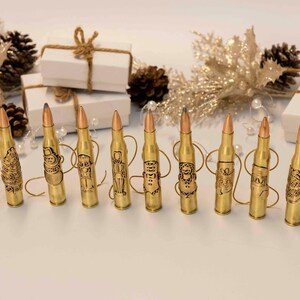 270 Bullet Christmas Tree Ornaments, Patriotic Christmas Ornament, Gun ...