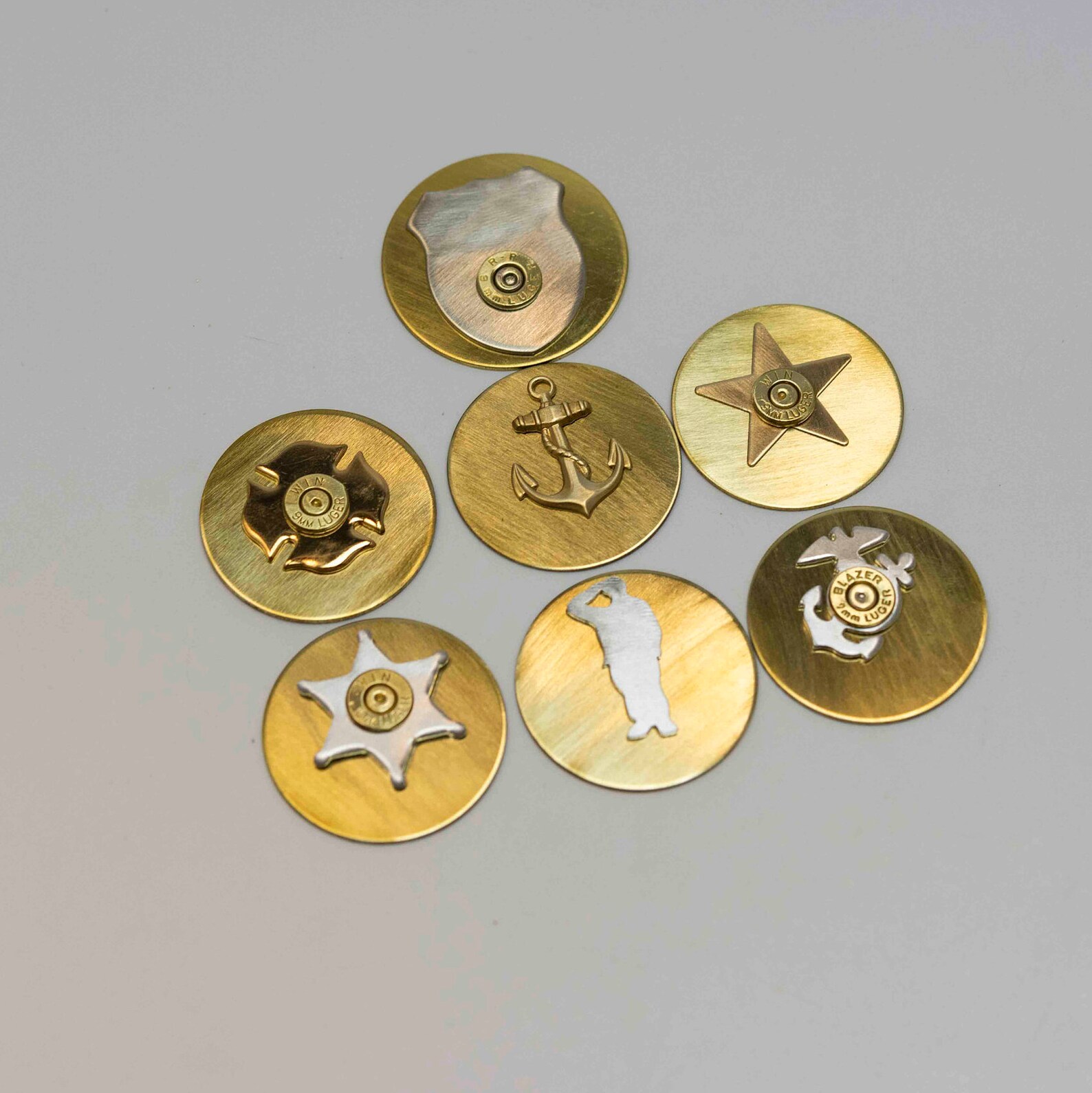 Personalized 9mm Bullet American Flag Desk Decor, Pro Gun, 2nd ...