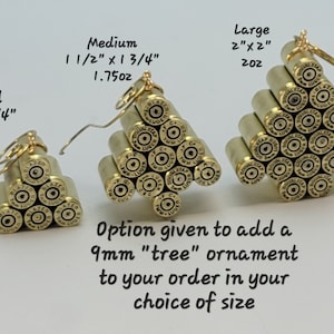 Handmade American Flag Bullet Christmas Tree Ornament, Pro Gun Gift ...